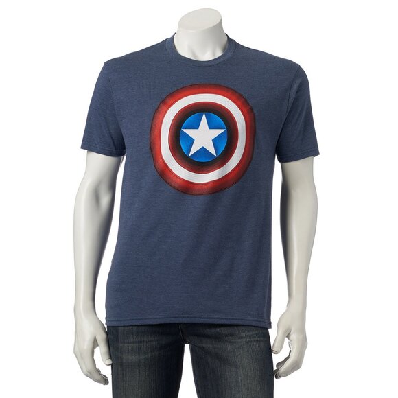 MAD Engine | Shirts | New Captain America Vinyl Record Album Shield ...